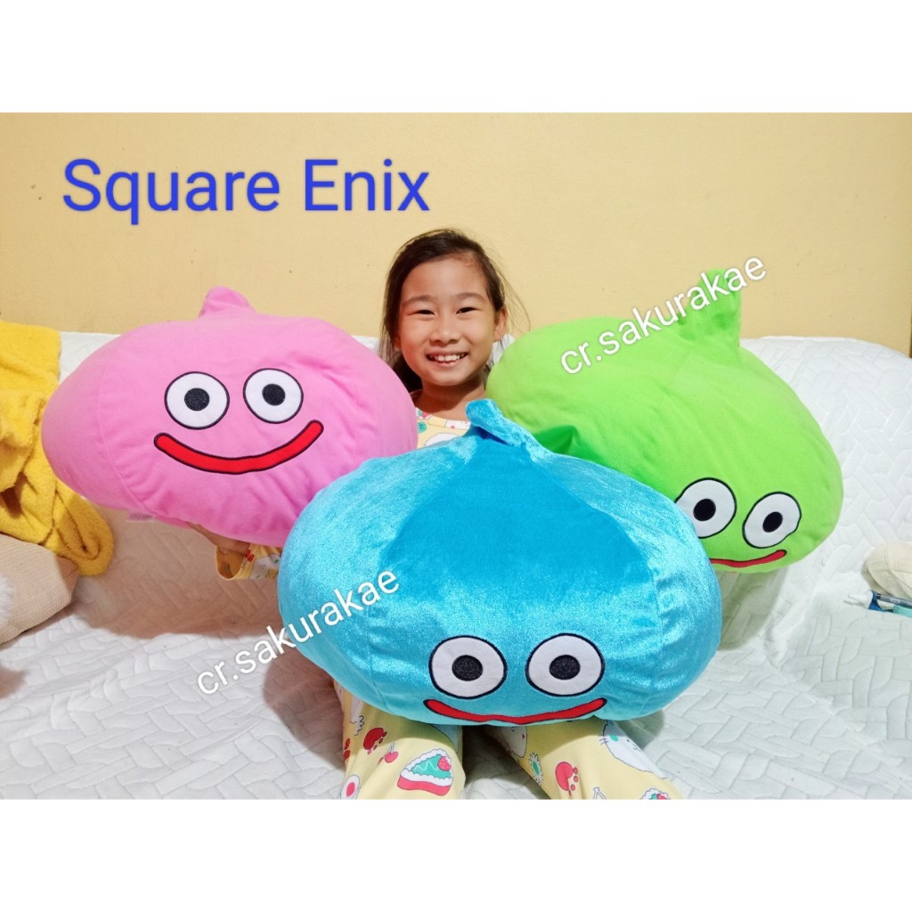 (พร้อมส่ง) ตุ๊กตาหยดน้ำ ดราก้อนเควส Dragon Quest Drops Poring ป้าย ...