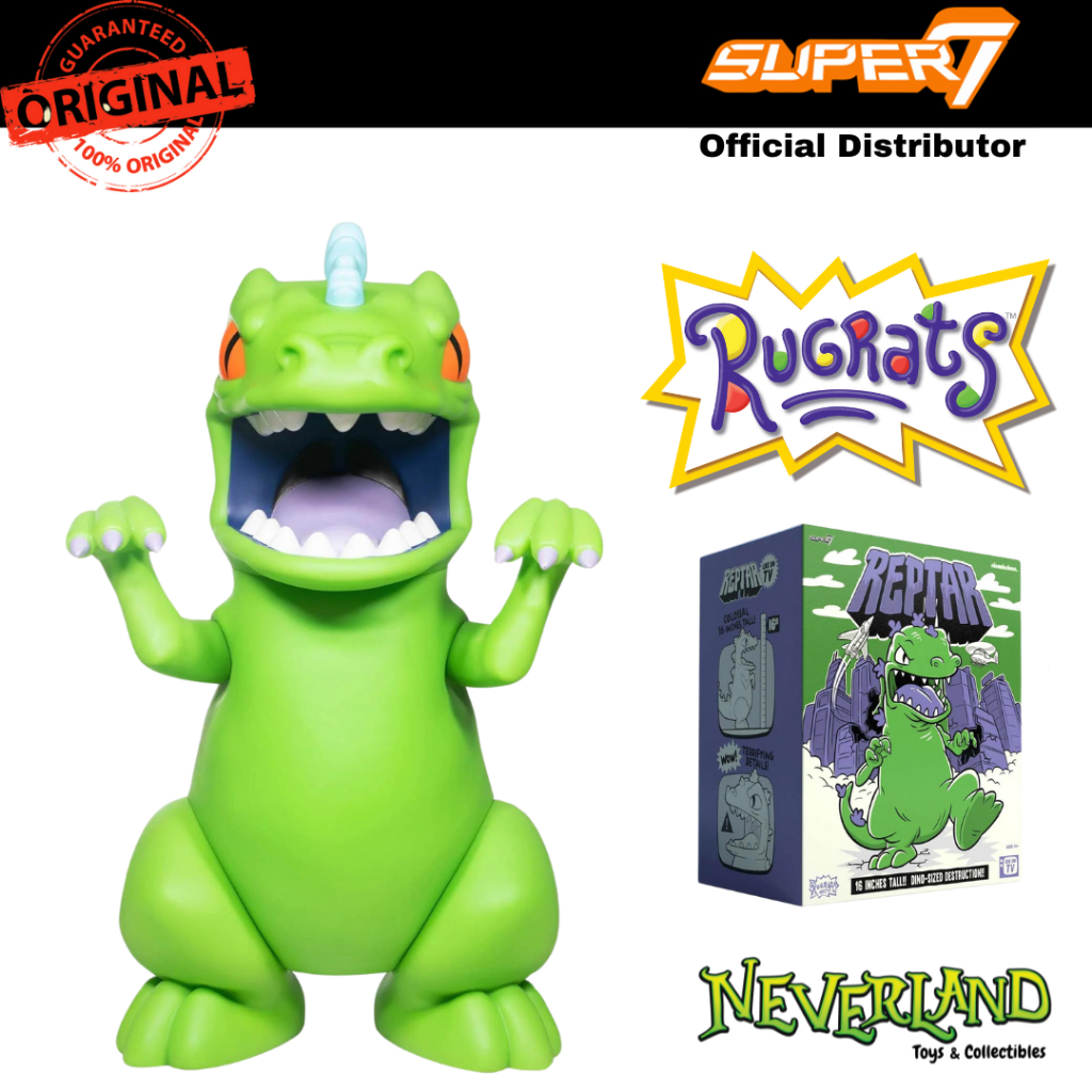 Super7 Rugrats Supersize Reptar Vinyl Figure | Shopee Thailand
