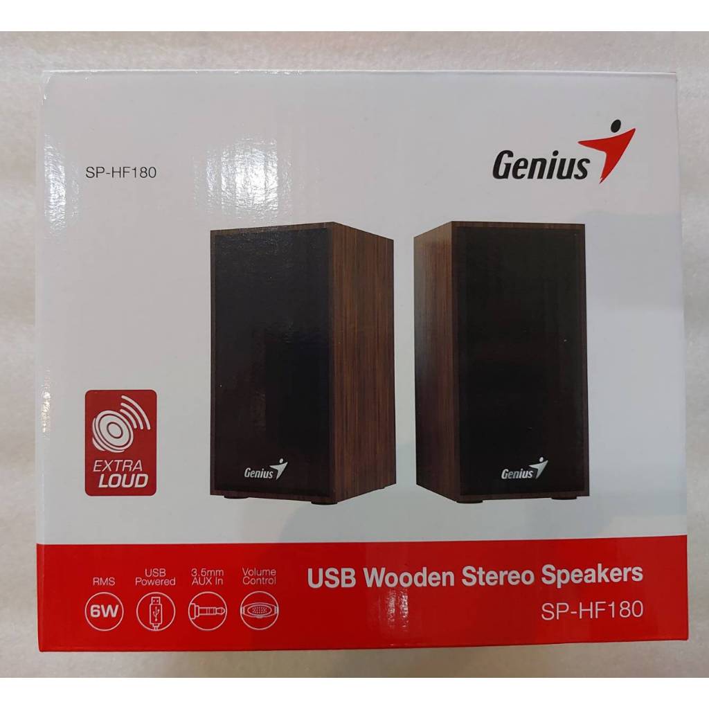 แบนด์ ของใหม่ [ NEW] ลำโพง sperker GENIUS (SP-HF180) สีดำ | Shopee Thailand