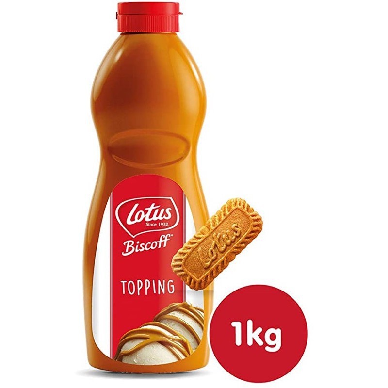 Lotus Biscoff Topping Sauce 1 กิโลกรัม exp 23/02/25 | Shopee Thailand