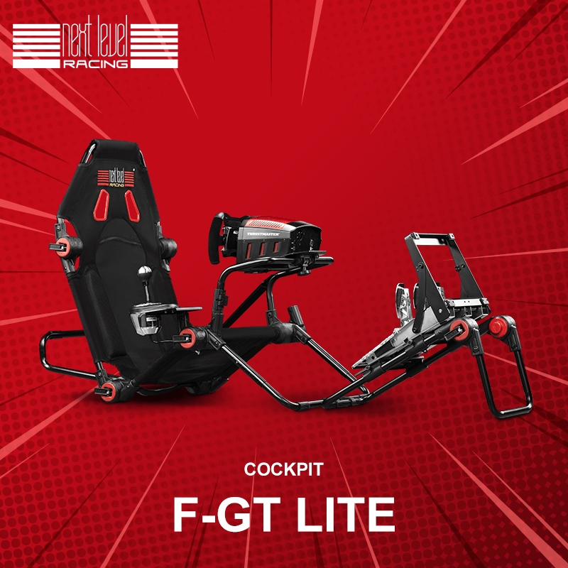 ชุดเก้าอี้ขับรถ Next Level Racing F-GT LITE Cockpit ประกันศูนย์ 1 ปี ...