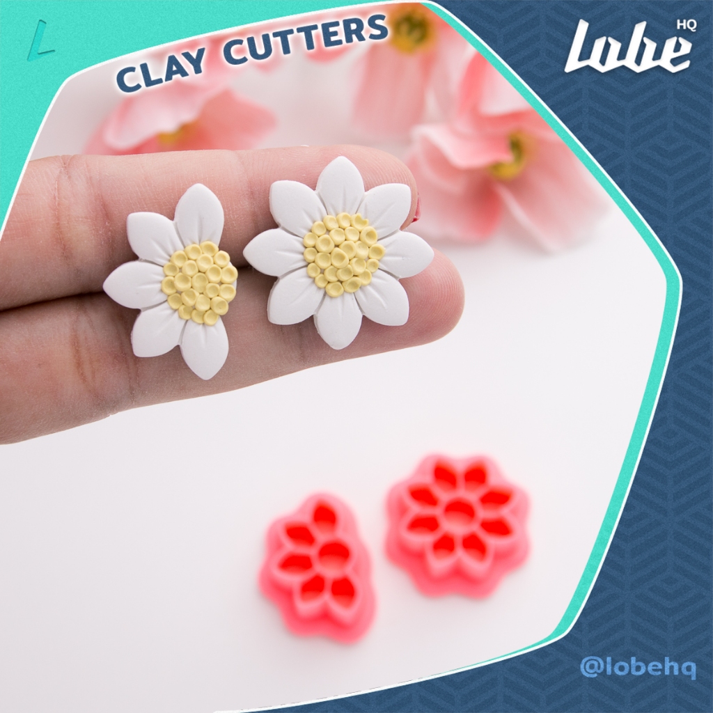 Lobehq Flower Shape G Polymer Clay Cutter/ แม่พิมพ์กดดินโพลิเมอร์รูปทรง ...