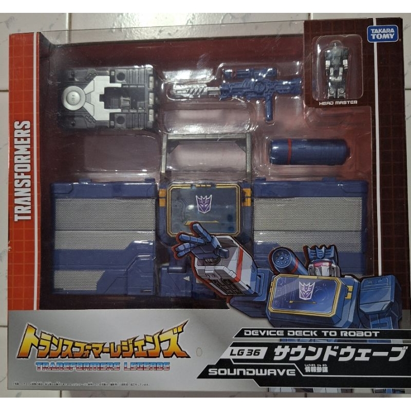 TRANSFORMERS LEGENDS LG36 SOUNDWAVE DEVICE DECK TO ROBOT | Shopee Thailand