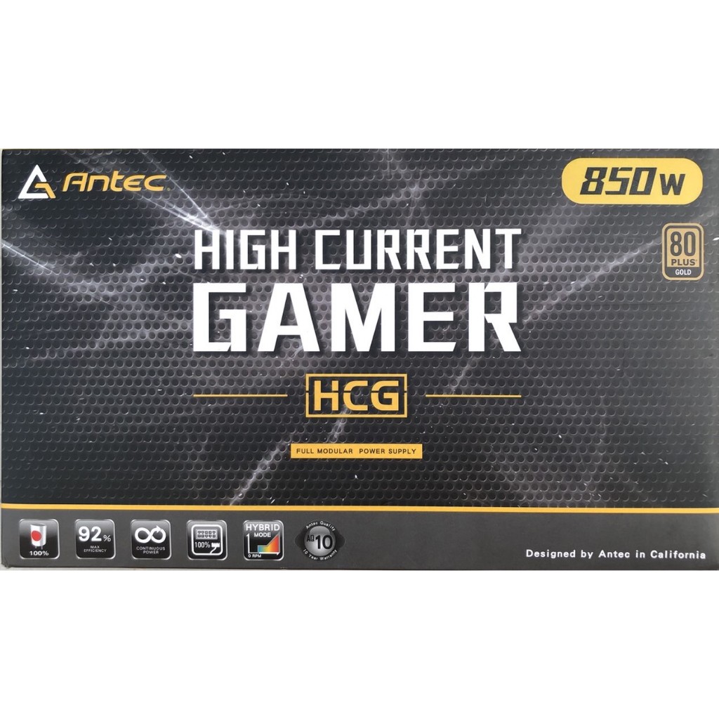 POWER SUPPLY (อุปกรณ์จ่ายไฟ) ANTEC HCG-850 850W (80+ GOLD) มือสอง ประกันไทย | Shopee Thailand