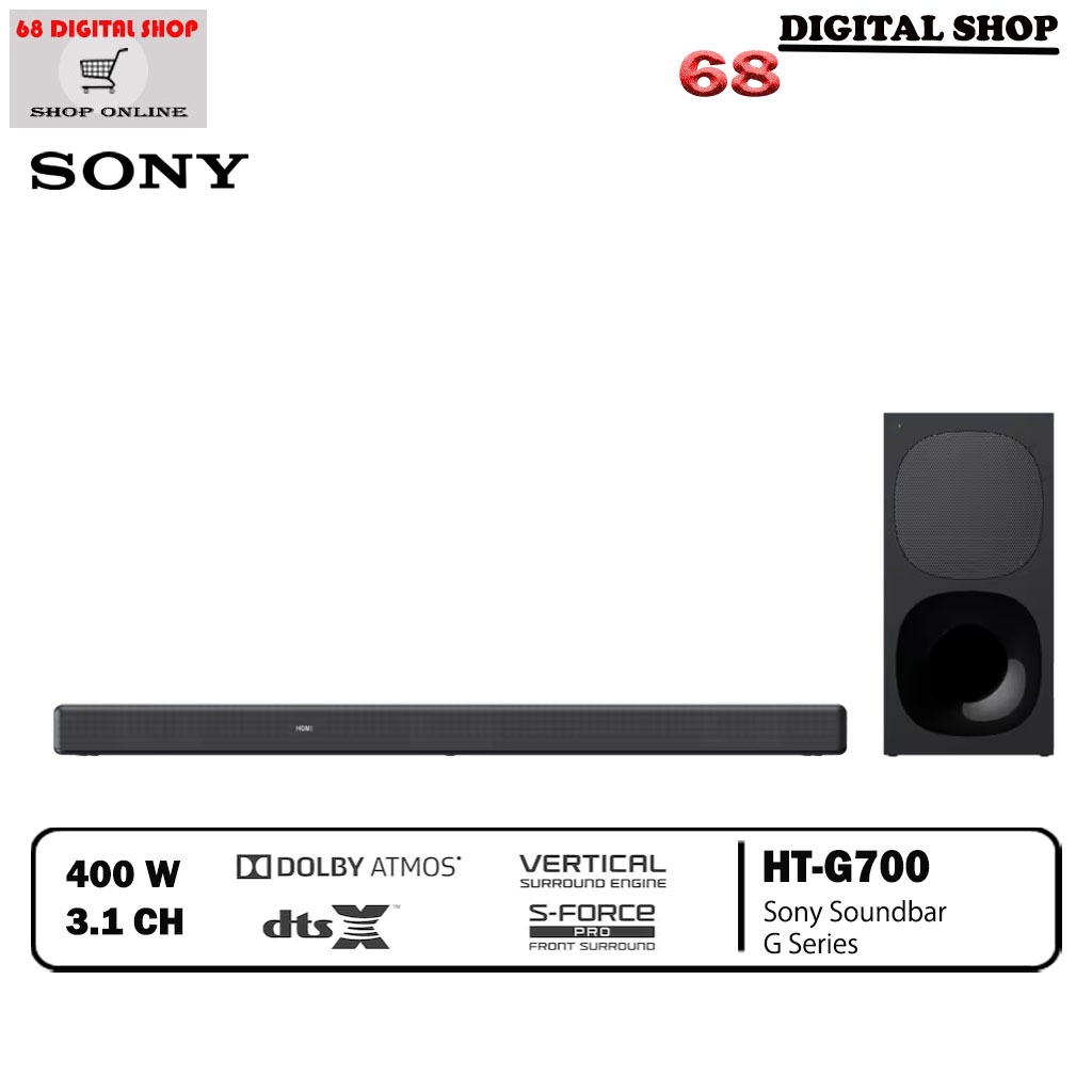 SONY SOUNDBAR HT-G700 ลำโพงซาวด์บาร์โซนี่ HT-G700 Dolby Atmos®/ DTS:X ...
