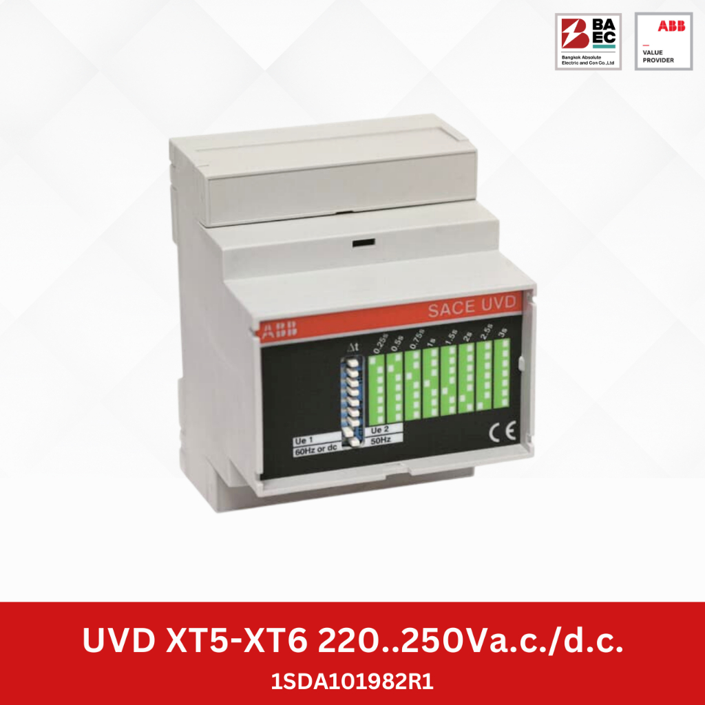 ABB Electronic time-delay UVD XT5-XT6 220..250Vac/dc | Shopee Thailand