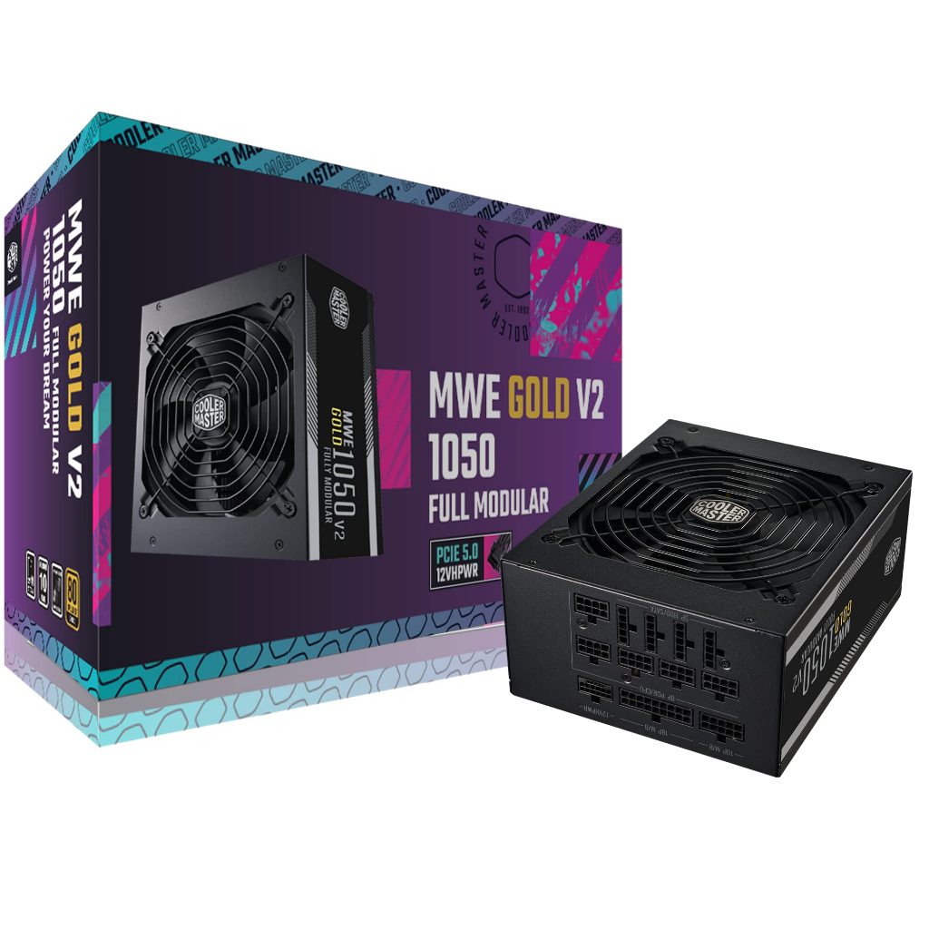 POWER SUPPLY (อุปกรณ์จ่ายไฟ) COOLER MASTER MWE GOLD 1050 - V2 (ATX 3.0 ...