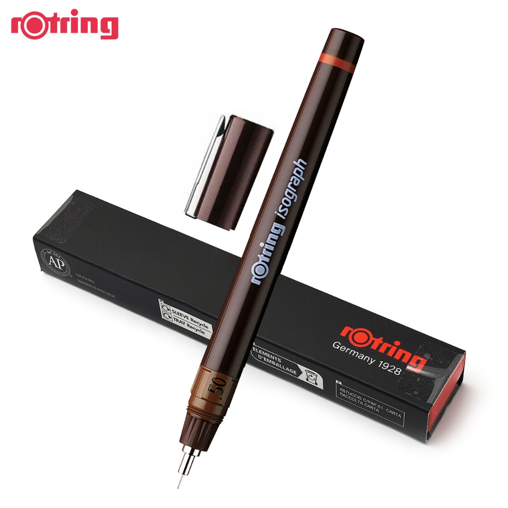 Rotring ปากการอตตริ้ง ปากกาเขียนแบบ ไอโซกราฟ 0.1/0.2/0.3/0.5mm Rotring ...