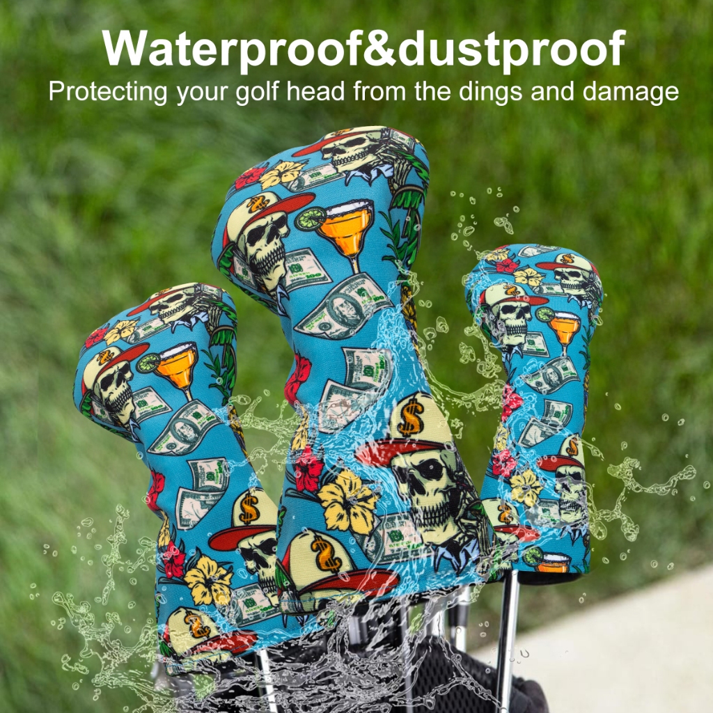 โคเว่อไม้กอล์ฟ Gangster's Paradise Golf Club Cover Waterproof and ...
