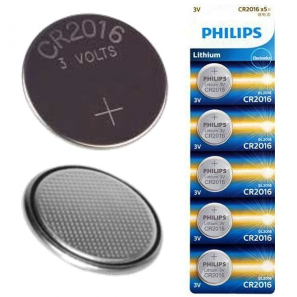 Philips CR2016 ถ่านรีโมท Lithium 3V จำนวน 5 ก้อน หรือ 1 ก้อน ของใหม่ ของแท้ | Shopee Thailand
