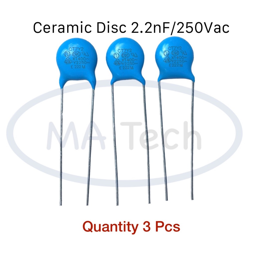 2.2nf 250v CT7Y2 2.2nf250v เซรามิก คาปาเตอร์ 250v2.2nf Ceramic ...