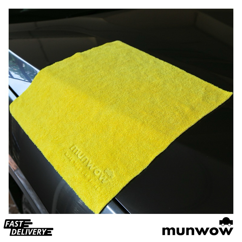 Munwow All purpose premium [1 ชุดจำนวน 3 ผืน](ผ้าไมโครไฟเบอร์ใช้งานอเนกประสงค์) | Shopee Thailand