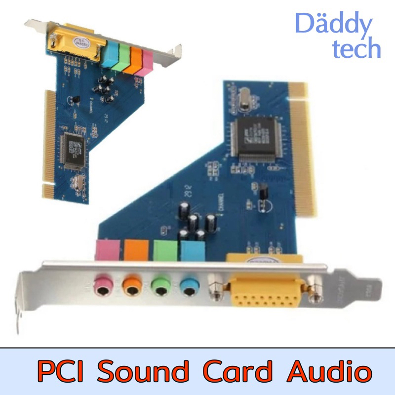 PCI Sound Card Audio Stereo 4 Channel การ์ดเสียง | Shopee Thailand