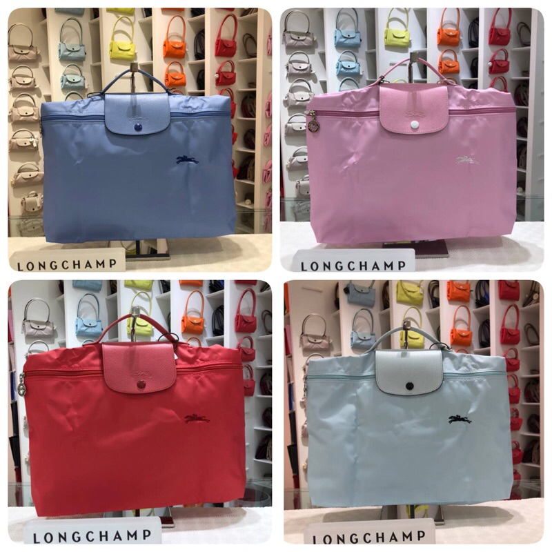 พร้อมส่ง * Longchamp Club กระเป๋า Briefcase ใส่เอกสารและโน๊ตบุ้ค (เลือก ...