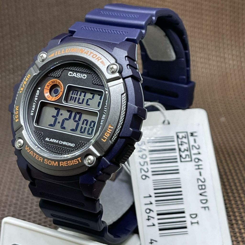 Casioแท้ รุ่น W-216H W-219HC W-219H W219H W-736H นาฬิกาผู้ชาย/ผู้หญิง/เด็ก ประกันศูนย์ CMG ...