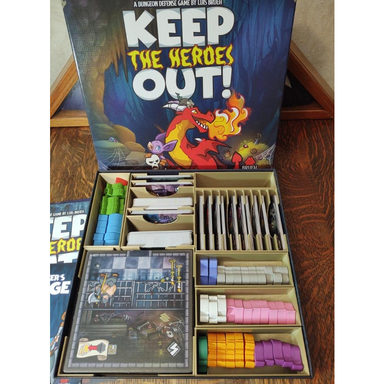 [Plastic] Keep the Heroes Out! Board Game [TH/EN]: Organizer-ชุดกล่อง ...