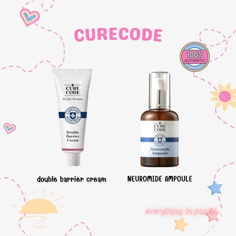 [A030] ของแท้ Curecode double barrier cream- Niacinamide ampule | Shopee Thailand