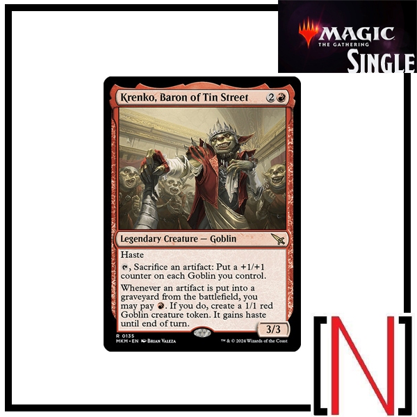 [MTG][Single][MKM] Krenko, Baron of Tin Street ระดับ Rare [ภาษาอังกฤษ ...
