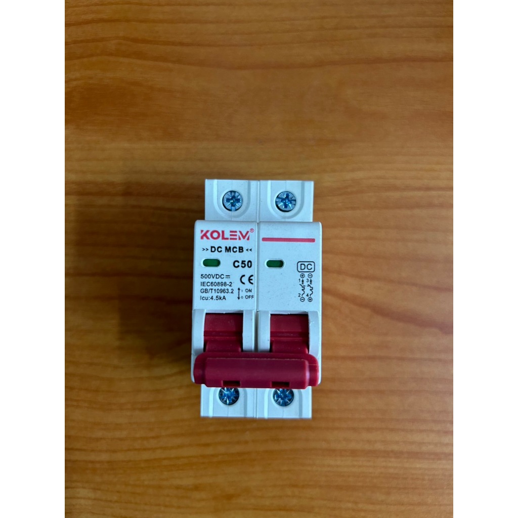 รุ่นใหม่!! เบรกเกอร์ DC 1P 2P งานโซล่าเซลล์ ยี่ห้อ Kolem เกรดคุณภาพ | Shopee Thailand