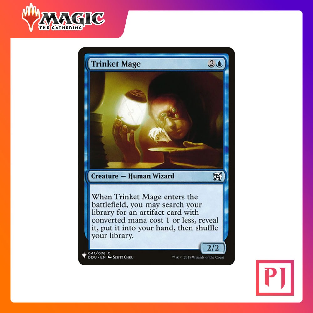 [MTG] Trinket Mage [MB1] [BLUE] [COMMON] [NORMAL] [ENG] (การ์ดเมจิค ...