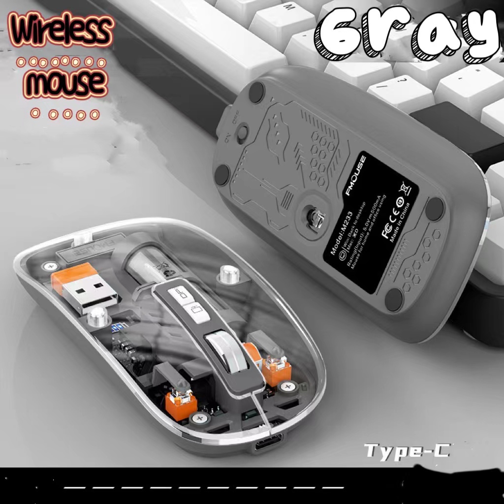 Wireless Mouse เมาส์ไร้สาย แบบเสียบตัวรับสัณญาณUSB ไร้เสียง | Shopee ...