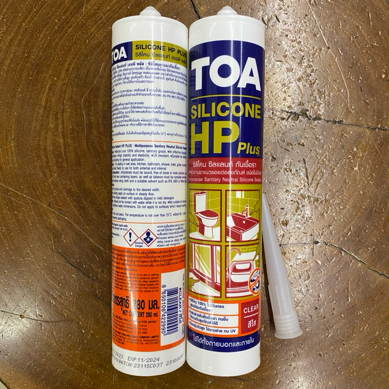 TOA SILICONE HP Plus ทีโอเอ ซิลิโคน ซีลแลนท์ เอชพี พลัส ซิลิโคนยาแนวกัน ...