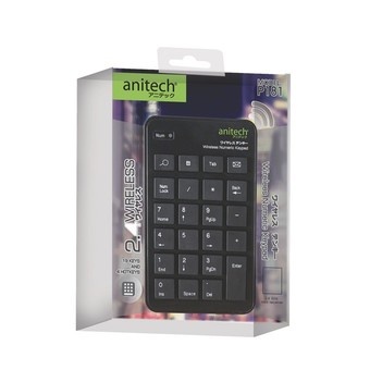 Anitech แป้นพิมพ์ตัวเลข คีย์บอร์ดตัวเลข คีย์บอร์ด ไร้สาย รุ่น N181/N183 ...