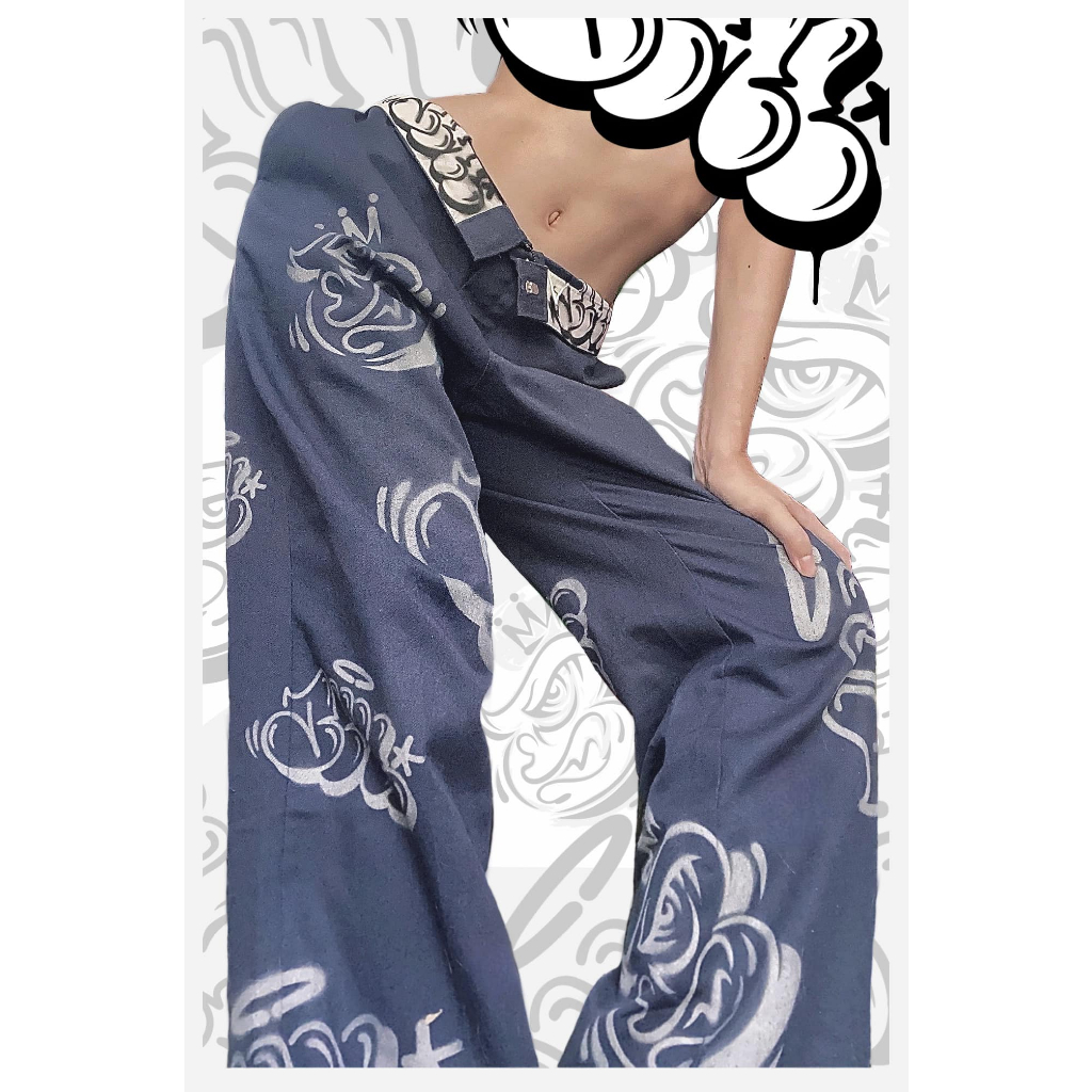 BLML custom spray paint, Dickies x Graffiti bubble bombing | Shopee ...