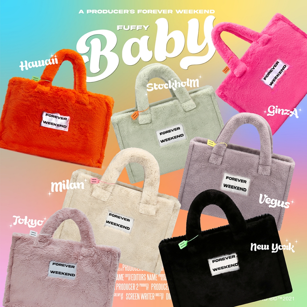 Forever FLUFFY BABY BAG กระเป๋าใบใหญ่ขนนุ่ม | Shopee Thailand