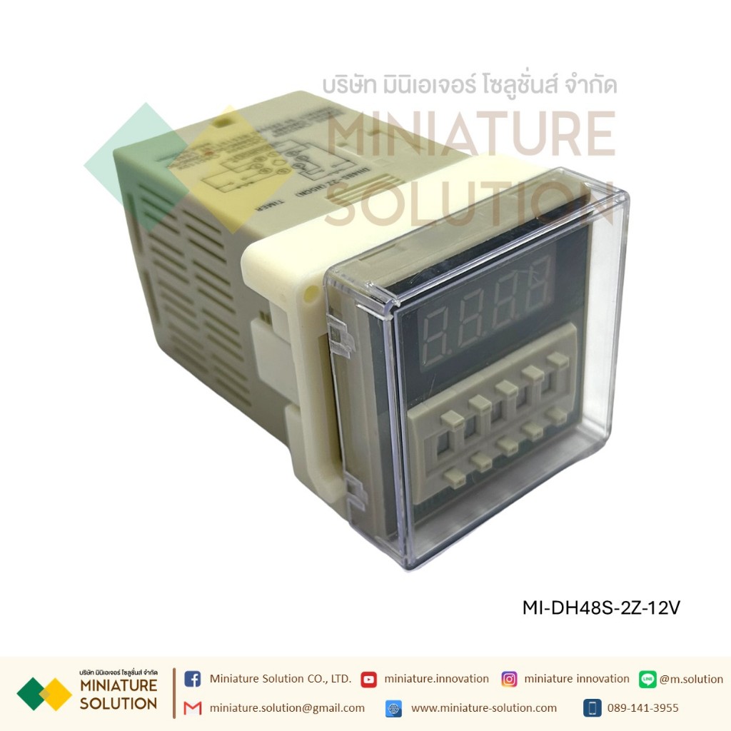DH48S-2Z Digital Timer Delay Relay lcd 24vdc delay 0.01 วินาที-99.99 ... DH48S-2Z Digital Timer Delay Relay lcd 24vdc delay 0.01 วินาที-99.99 ...