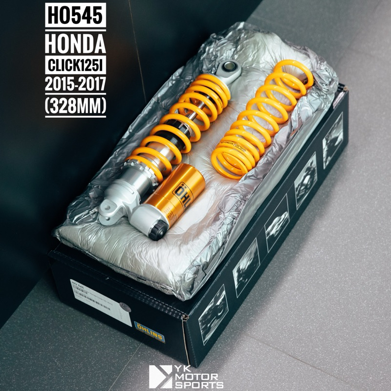 โช๊ค ohlins รุ่น Honda Click125i 2015-2017 (HO545) ของแท้! รับประกัน2ปี ...