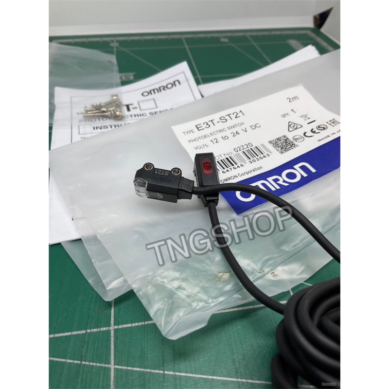 E3T-ST21 OMRON เซ็นเซอร์ตรวจจับวัตถุ Photoelectric sensor ตัวรับตัวส่ง ...