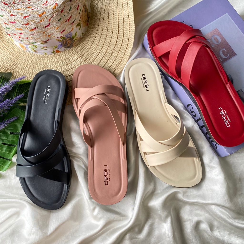 รองเท้าเพื่อสุขภาพ Deblu L5028 รองเท้าแตะ สวมสานเส้นใหญ่ Size 36-44 รองเท้าไซส์ใหญ่ งานกล่อง มี ...