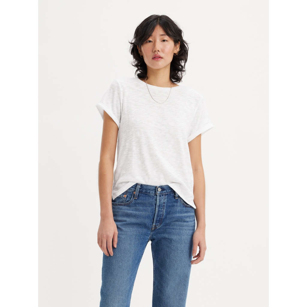 เสื้อยืด Levi's® Women's Margot Short-Sleeve T-Shirt | Shopee Thailand