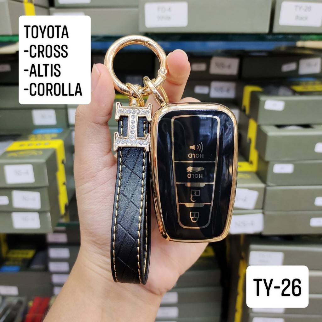 เคสกุญแจรถยนต์ TPU รุ่น TOYOTA -CROSS -ALTIS -COROLLA พร้อมพวงกุญแจ จัด ...