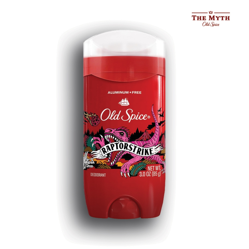 Old Spice โรลออน และ เจลอาบน้ำ กลิ่น Raptorstrike กลิ่นมิ้นต์ผสมมัสก์ ...