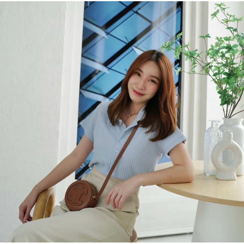 เสื้อโปโล hiso ร้านฝาแฝด closet สีฟ้า | Shopee Thailand