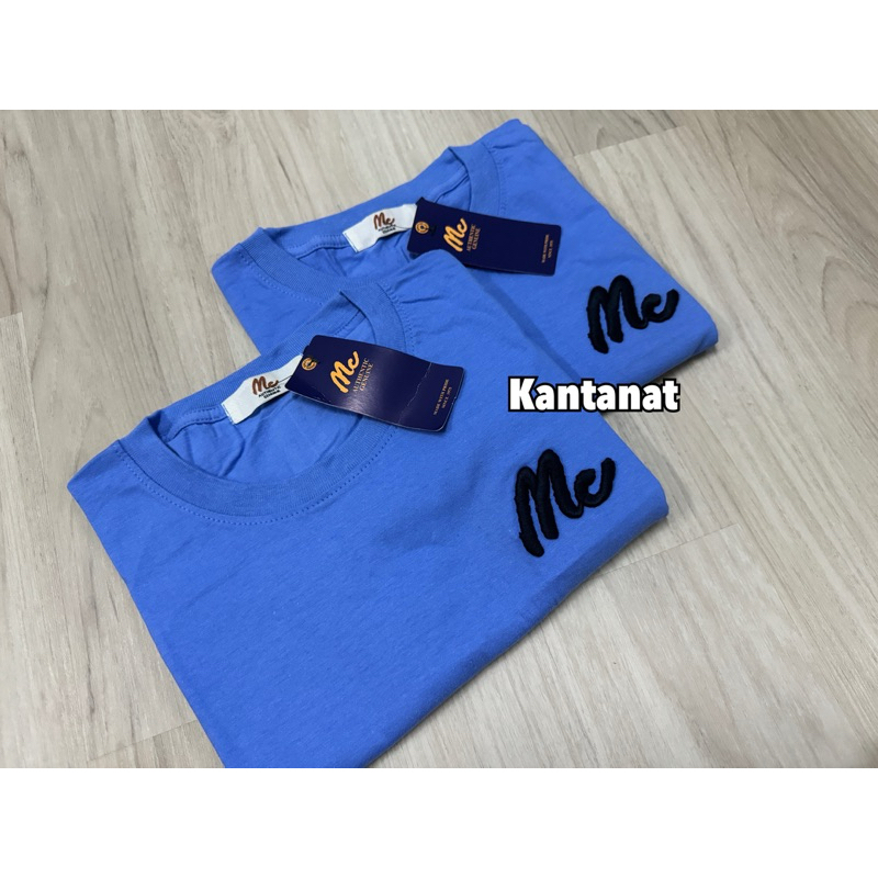 เสื้อยืดแขนสั้นคอกลม งานปัก Mc ทรงตรง ผ้าคอตตอน SMLXL | Shopee Thailand