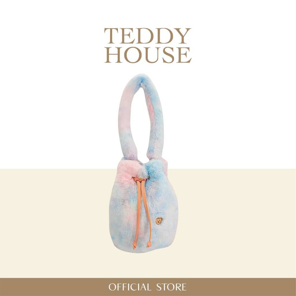 Teddy Hose Fluffy Mini Bucket Bag กระเป๋าขนนุ่ม สะพายไหล่ สะพายข้าง ...