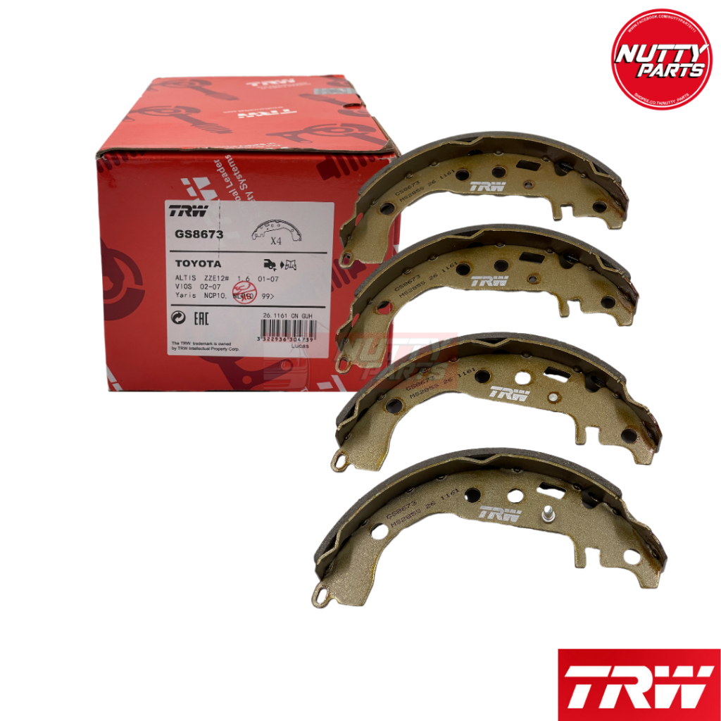 TRW ก้ามเบรคหลัง TOYOTA VIOS NCP42 ปี 02-07 , VIOS NCP93 ปี 07-13 , YARIS NCP91 ปี 06-12 , ALTIS ...