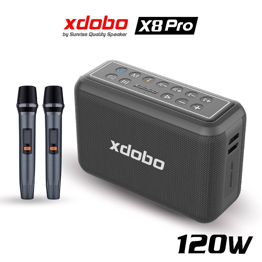 Xdobo X8 Pro 120W Super Bass ไมโครโฟนไร้สาย (Wireless Microphones) ระบบเสียง 2.2 เสียงคมชัดทรง ...