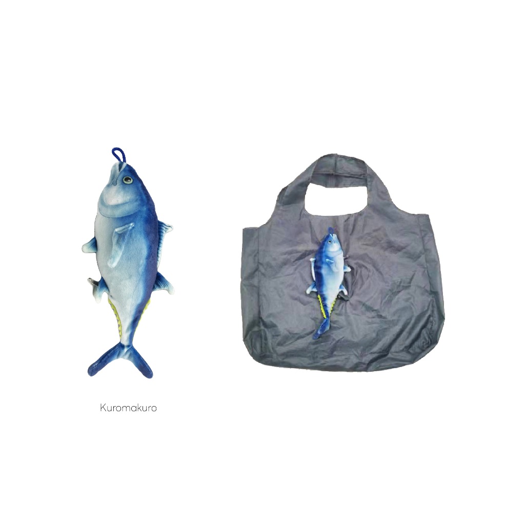 Stream Trail Fish Eco Bag กระเป๋าผ้าพับได้รูปปลา | Shopee Thailand