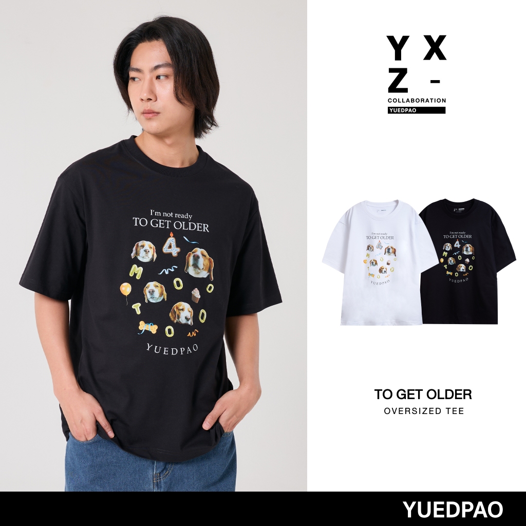 Yuedpao x Mootoo ยอดขาย No.1 รับประกันไม่ย้วย 2 ปี เสื้อยืดเปล่า เสื้อ ...
