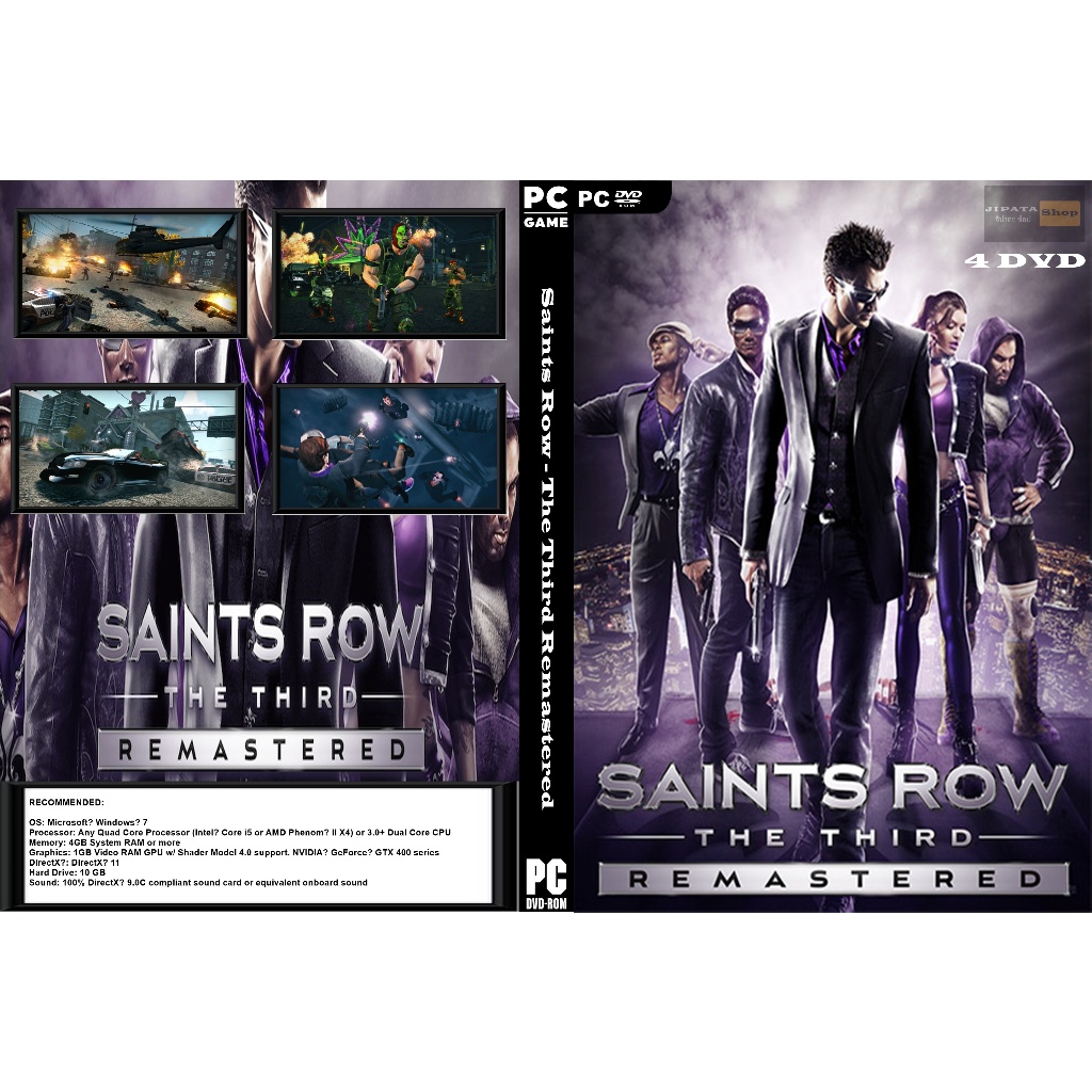 แผ่น Game PC Saints Row The Third Remastered (4DVD) | Shopee Thailand