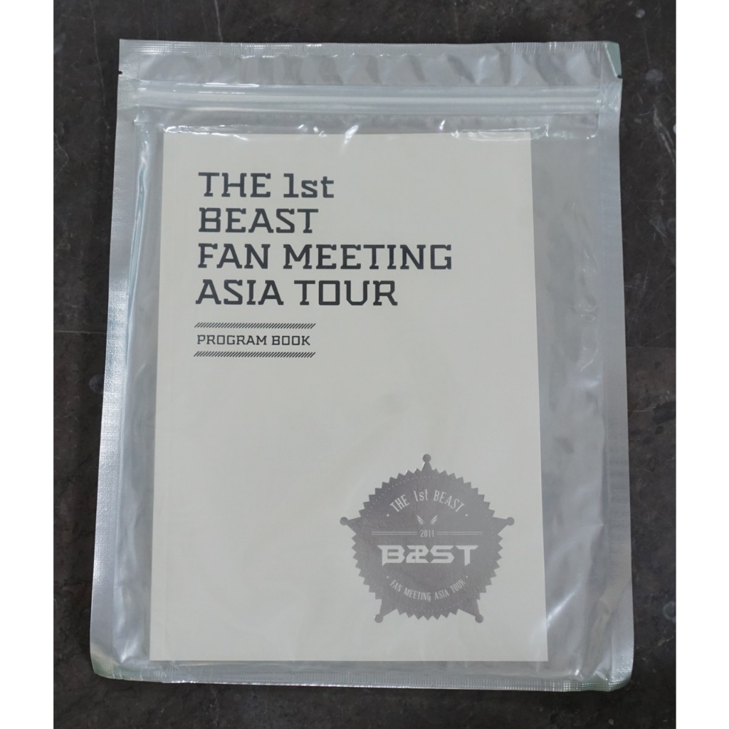 Program book BEAST /THE 1st BEAST FAN MEETING ASIA TOUR | Shopee Thailand