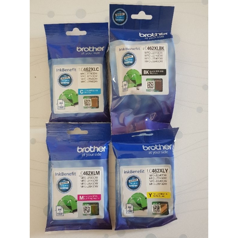 Brother LC-462XL (BK,C,M,Y,) ของใหม่ของแท้ศูนย์ มีรับประกัน | Shopee ...