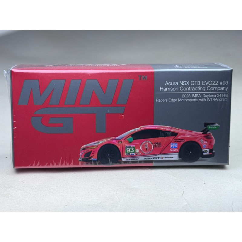 🔹Acura NSX GT3 EVO22 #617 Harrison Contracting Company #93 Scale 1:64 ...