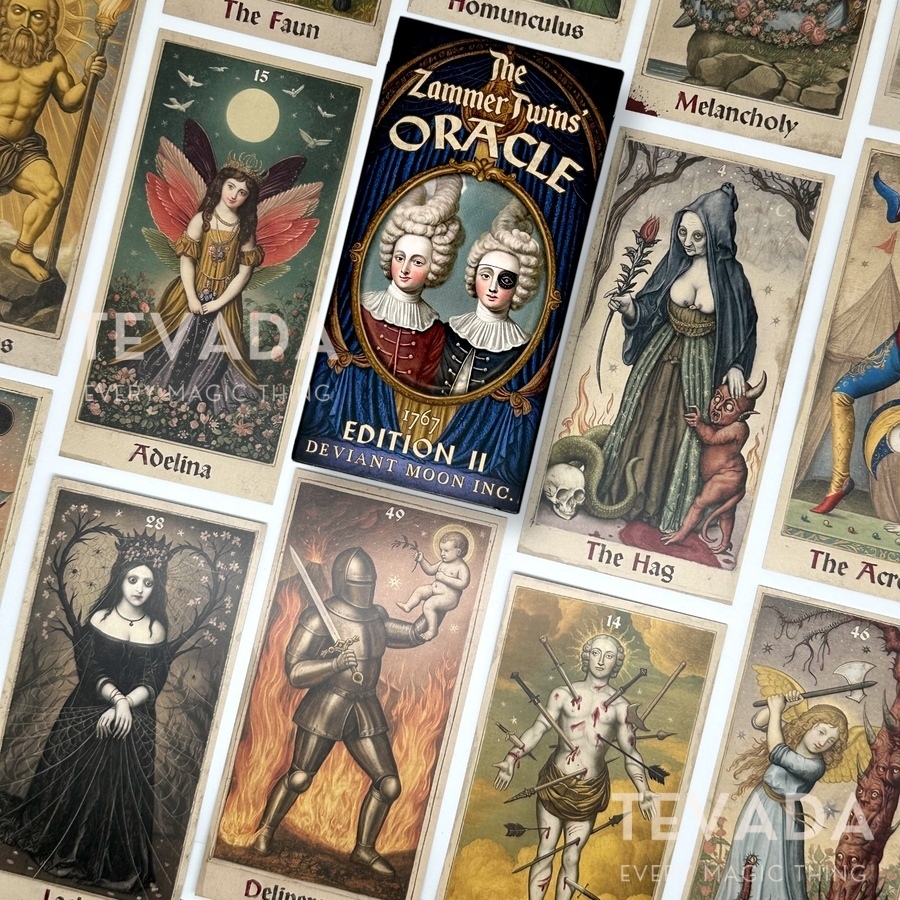 The Zammer Twins Oracle II ไพ่ทาโรต์ ไพ่ทาโร่ ไพ่ยิปซี ไพ่ดูดวง ไพ่ออรา ...