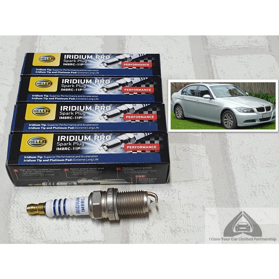 หัวเทียนเข็ม อิริเดียม BMW E90 ( 2004 - 2011 ) ชุด 4 หัว / 6 หัว Spark ...