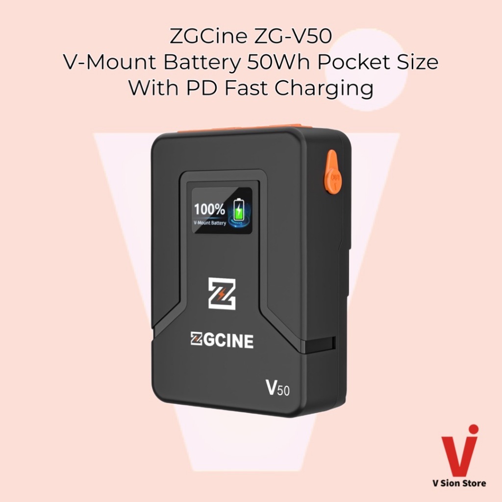 พร้อมส่ง ZGCINE V-MOUNT BATTERY POCKET SIZE WITH PD FAST CHARGING ...